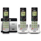 VTech CS5119-3 DECT 6.0 Expandable Cordless Phone System with 3 ...