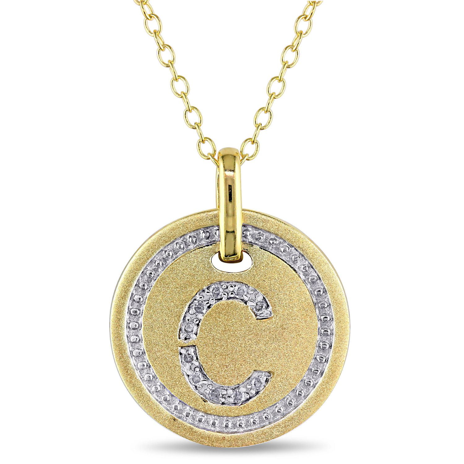 Click here for Miabella Diamond-Accent Yellow Rhodium-Plated Ster... prices