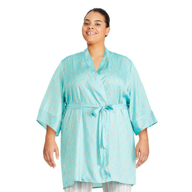 George Plus Women's Satin Robe - Walmart.ca