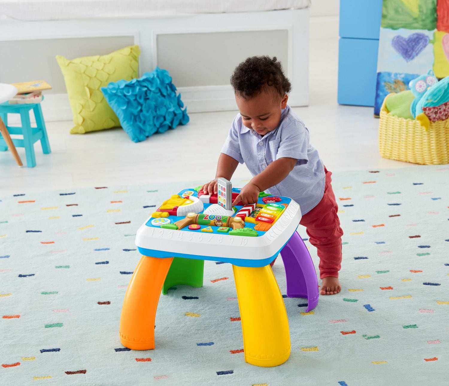 Fisher Price Laugh Learn around The Town Learning Table French Edition Walmart
