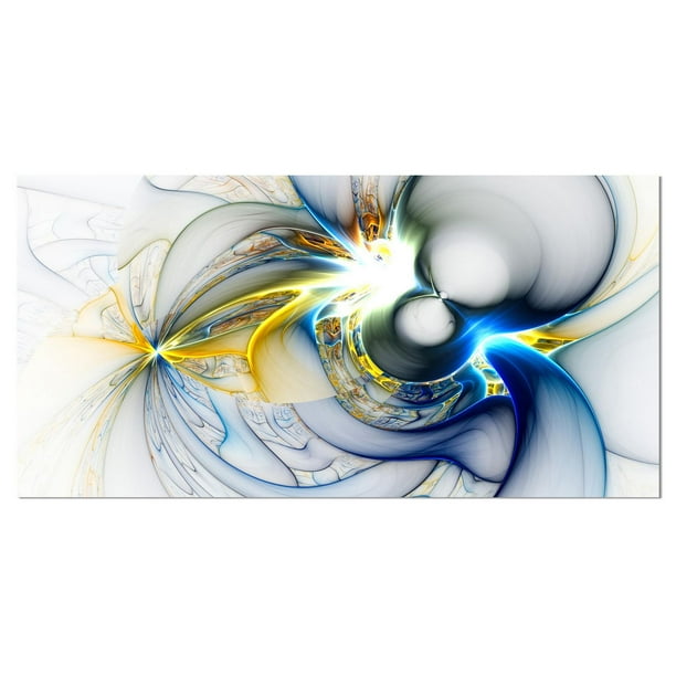 Designart Shining Multi Colored Plasma Canvas Wall Art - Walmart.ca