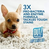 OUT! Advanced Severe Stain & Odor Remover Dog Spray Cleaner, 945 mL ...