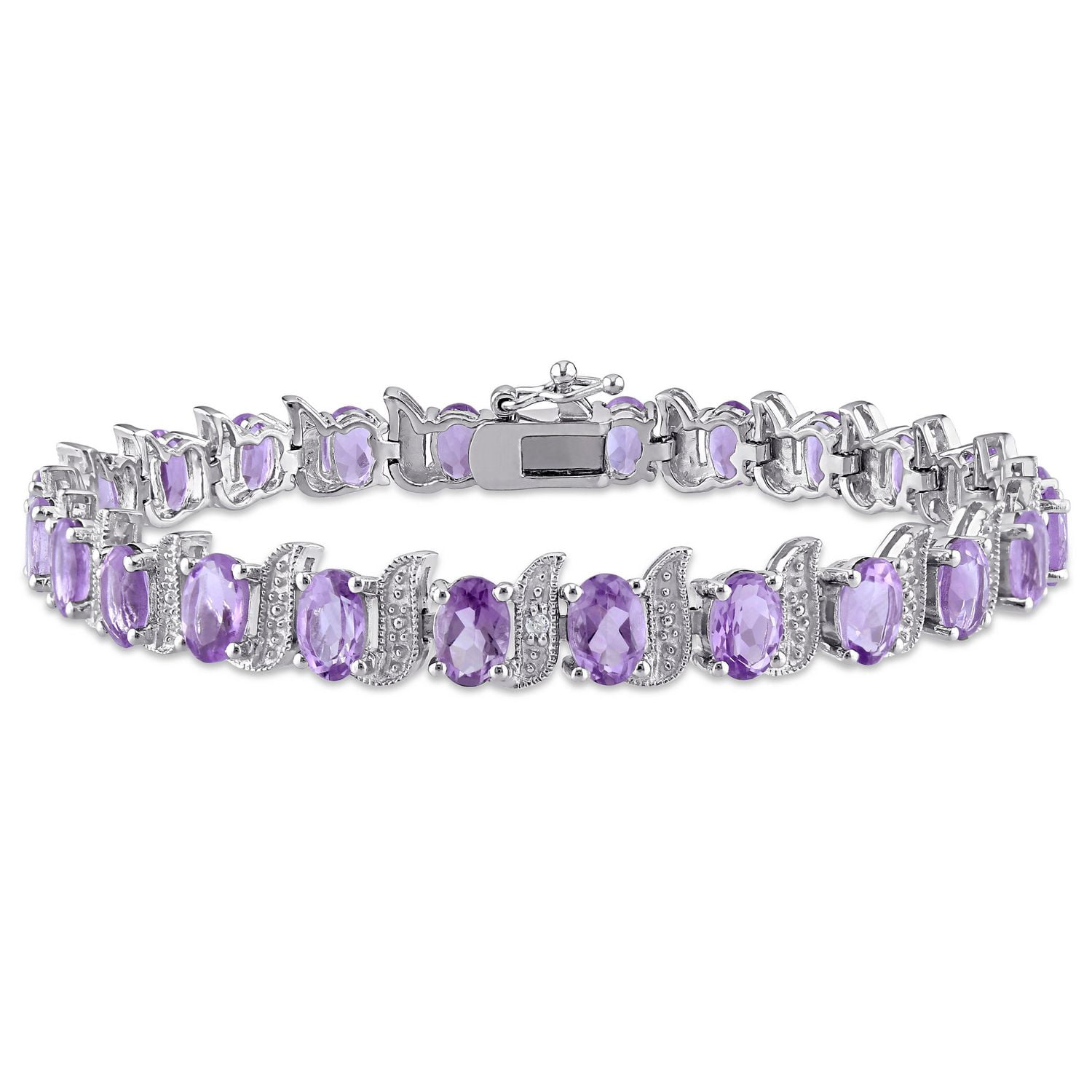 Click here for Tangelo 9-5/8 Carat T. G.W. Amethyst And Diamond-A... prices