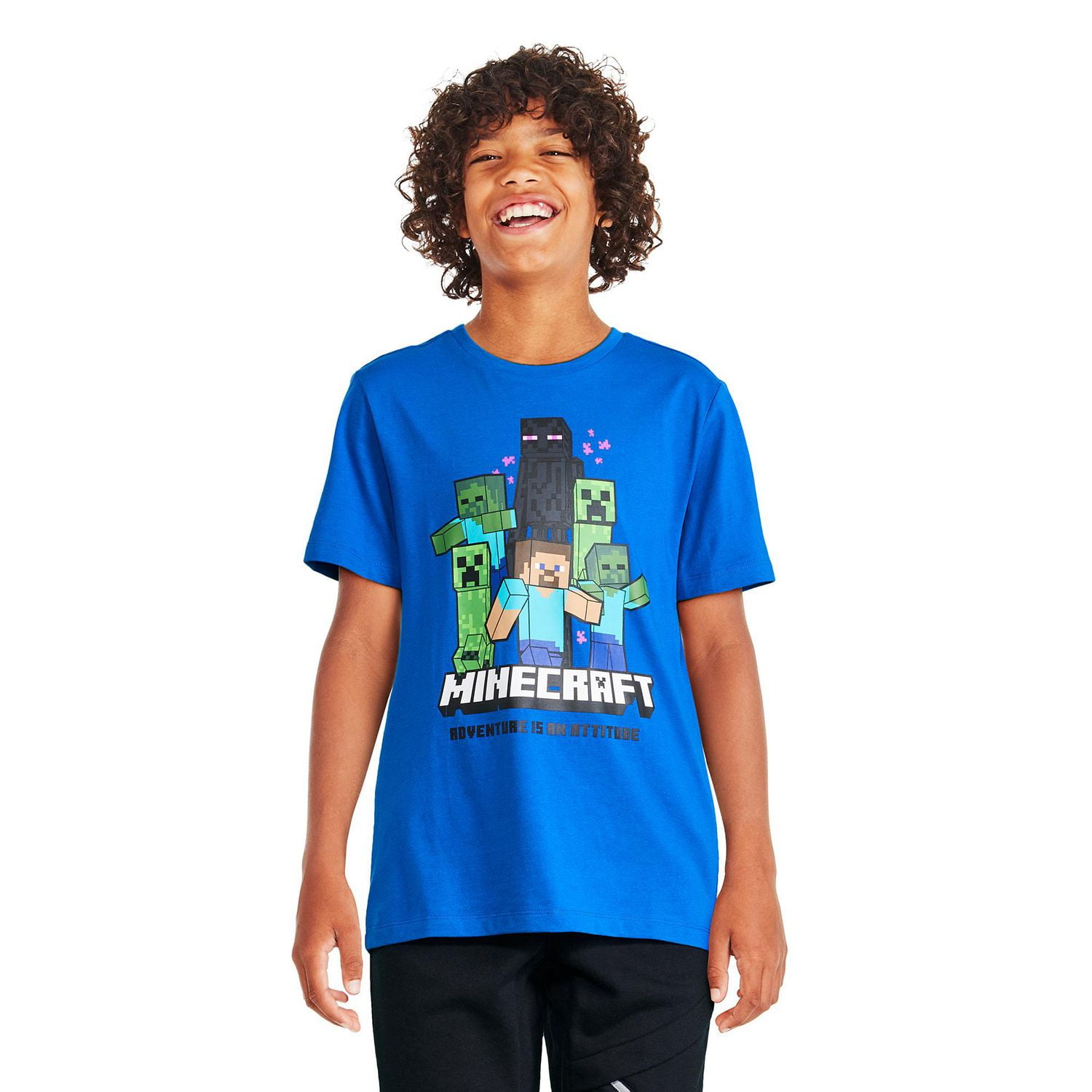 Click here for Minecraft Boys Short Sleeve Tee Xs prices