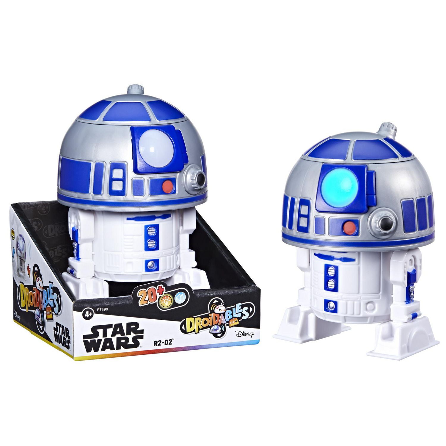 Star Wars Droidables R2 D2 Star Wars Electronic Figure Interactive Toys 4 Inch Walmart