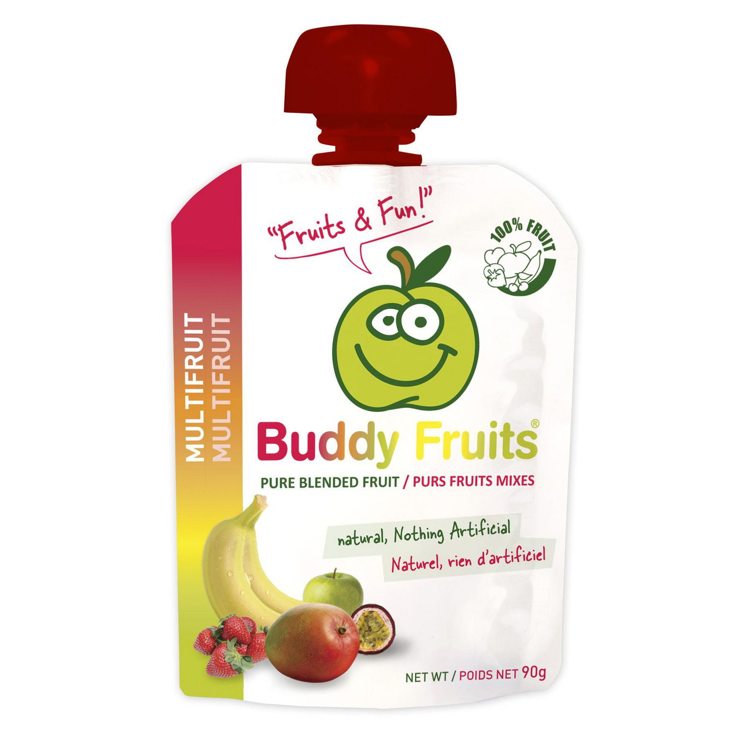 Buddy Fruits Pure Blended Fruits : Apple & Multifruit | Walmart Canada