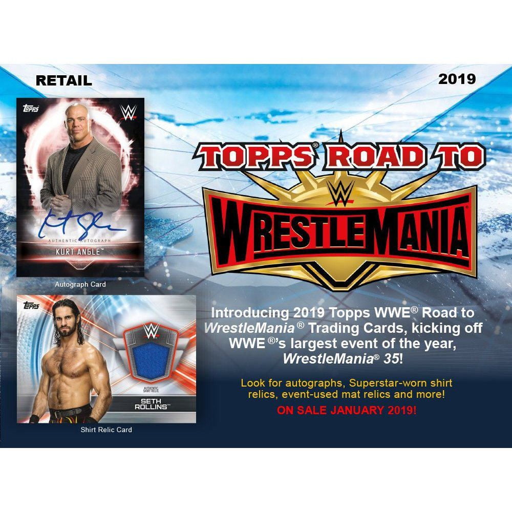 2019 TOPPS WWE ROAD TO WRESTLEMANIA HANGER BOX | Walmart Canada