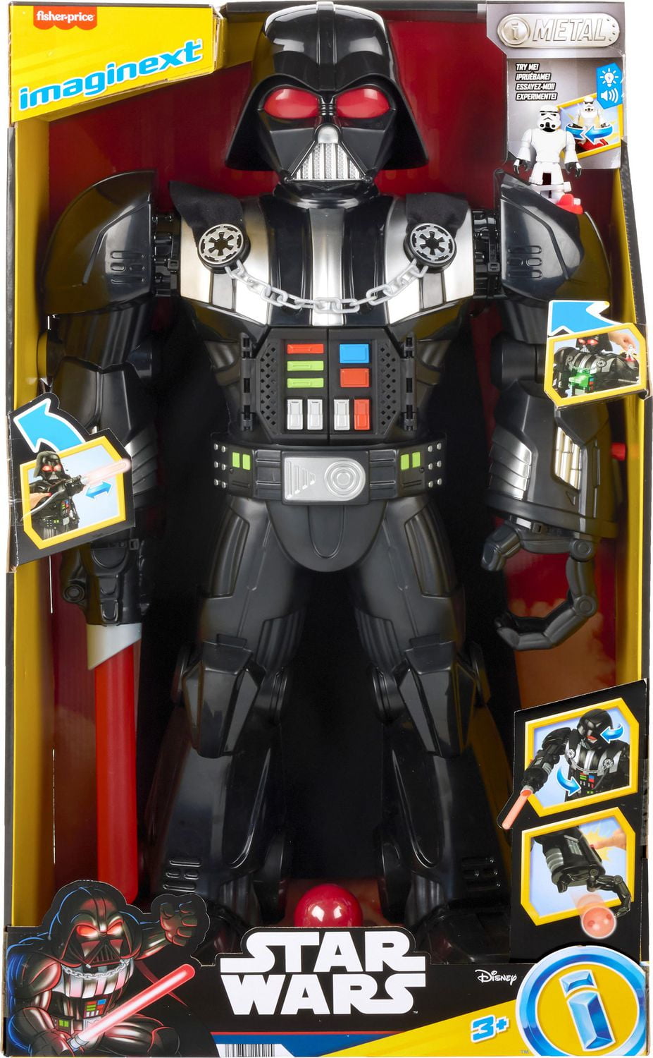 Fisher Price Imaginext Star Wars Darth Vader Bot Walmart