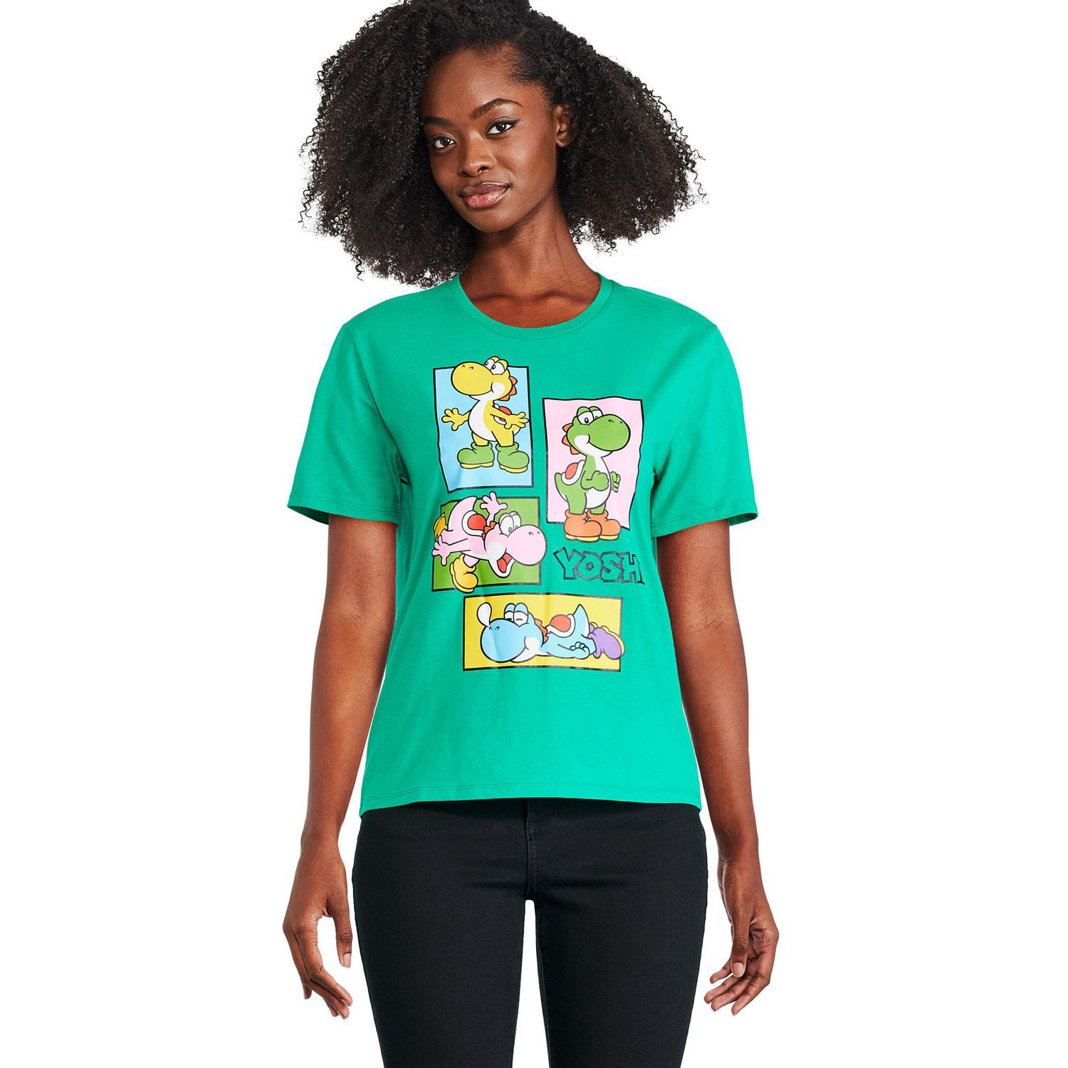 Click here for Super Mario Bros. Super Mario Womens Yoshi Graphic... prices