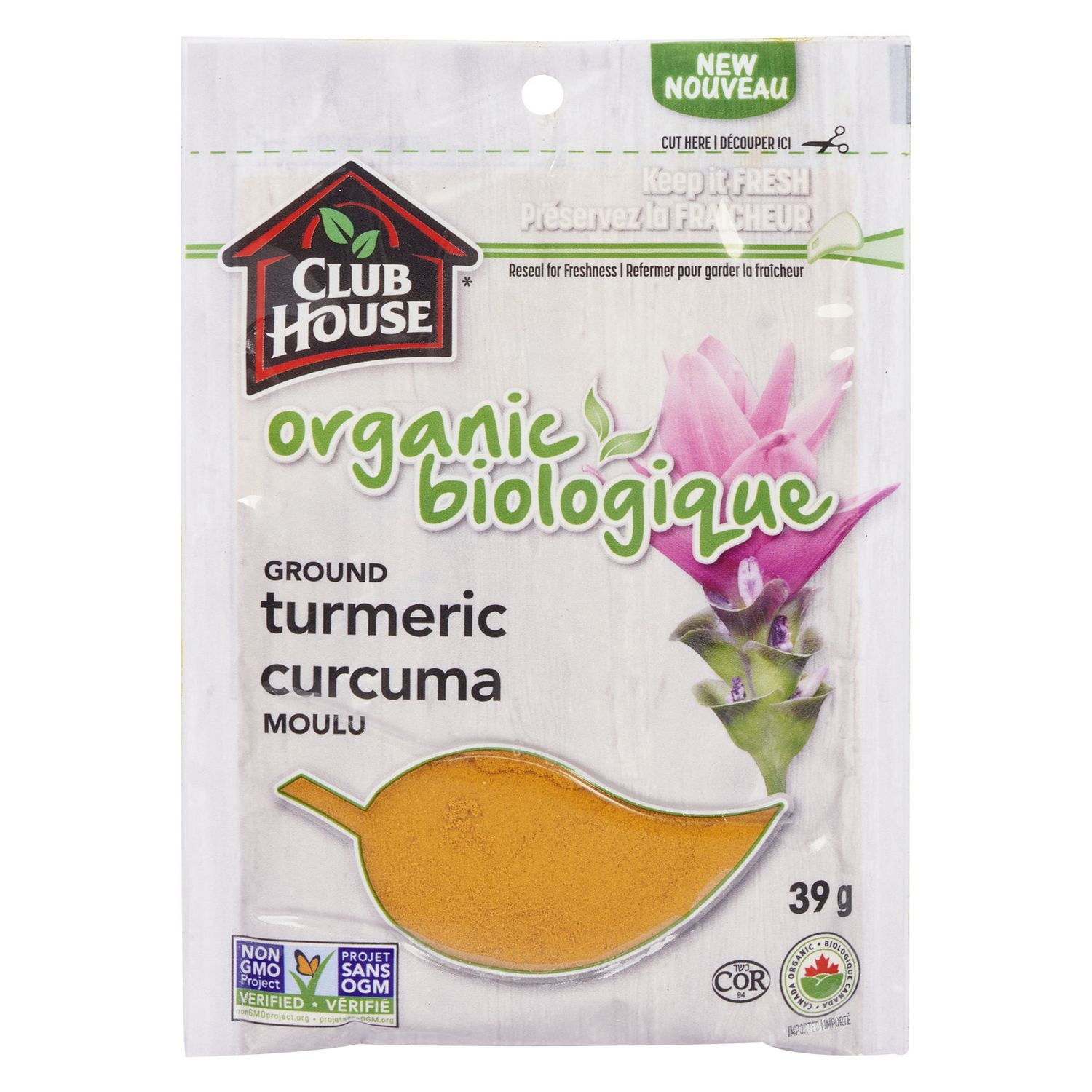 Club House Organic Ground Turmeric Powder | Walmart Canada