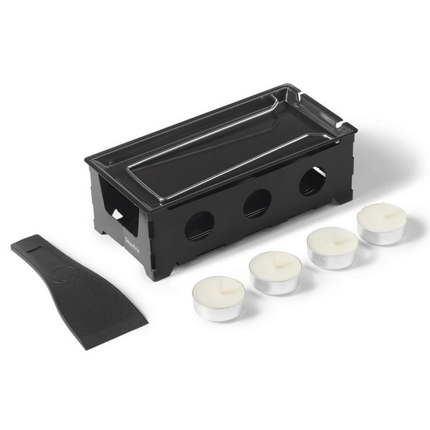 Starfrit Individual Mini Raclette and Scraper Set and 4 Tealights, Non ...
