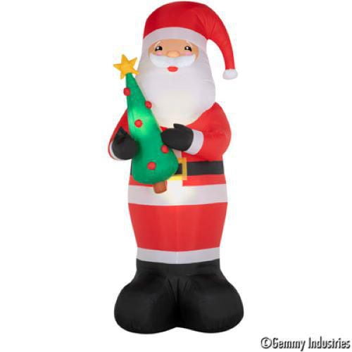 Airblown® Inflatables 14 Foot Santa with a Christmas Tree - Walmart.ca