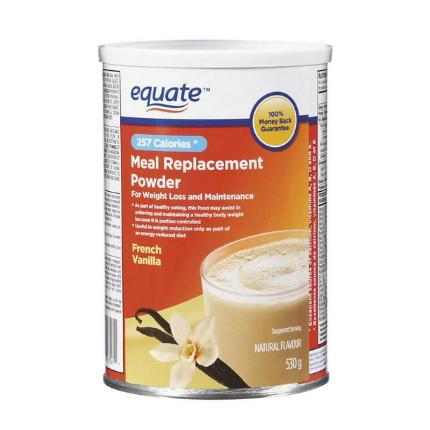 Substitut de repas Equate en poudre, saveur vanille française - Walmart.ca