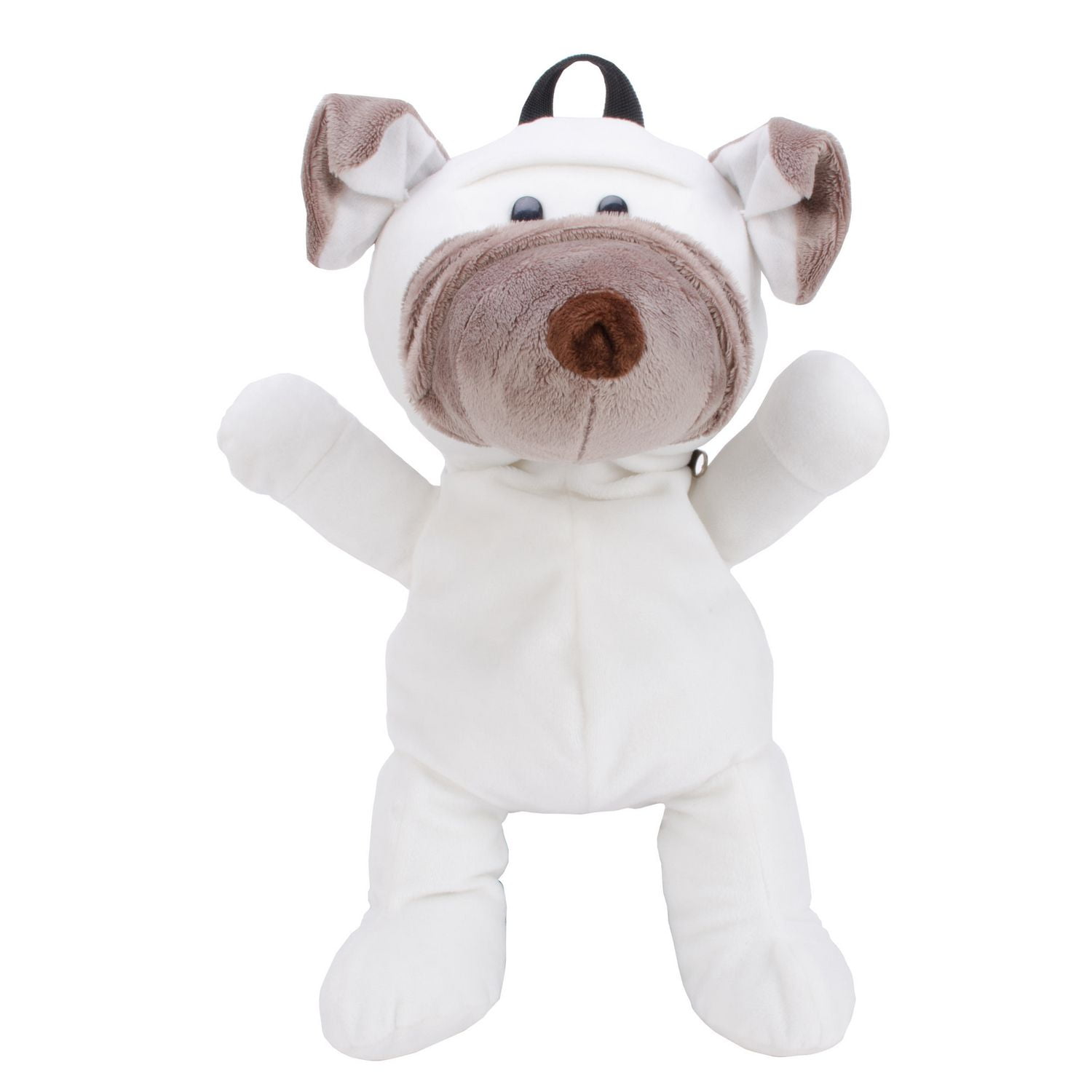 WHITE PLUSH DOG BACKPACK | Walmart Canada