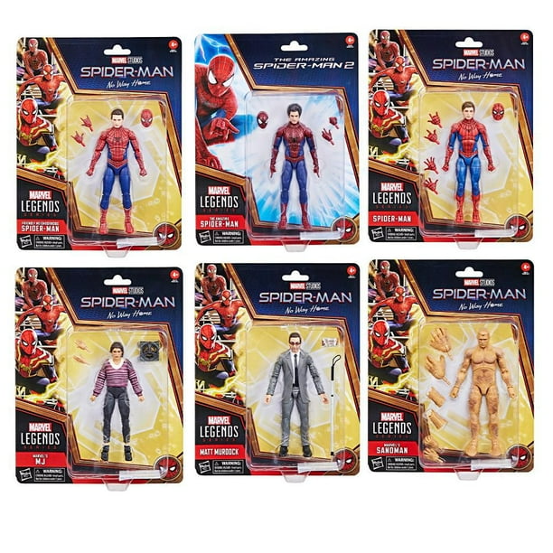 Hasbro Marvel Legends 6 Inch Action Figures Collector's Bundle, Ages 4 ...