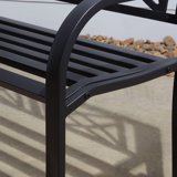 Paracelsus 4-Foot Metal Garden Bench in Black - Walmart.ca
