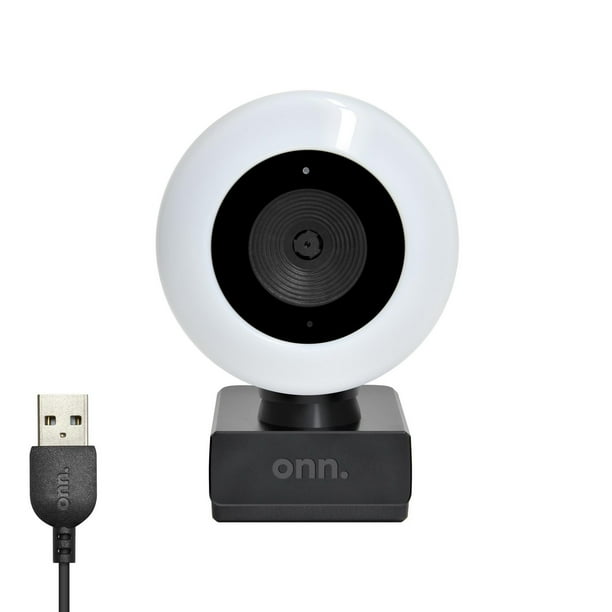 onn. 1440p Swivel Head Ring Light Webcam - Walmart.ca