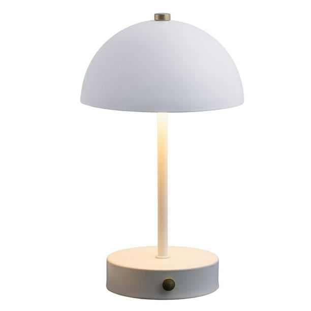 Merkury Innovations Portable LED Metal Touch Lamp - White - Walmart.ca