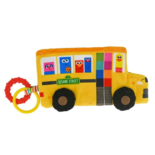 Kids Preferred Sesame Street Crinkle Blanky School Bus - Walmart.ca