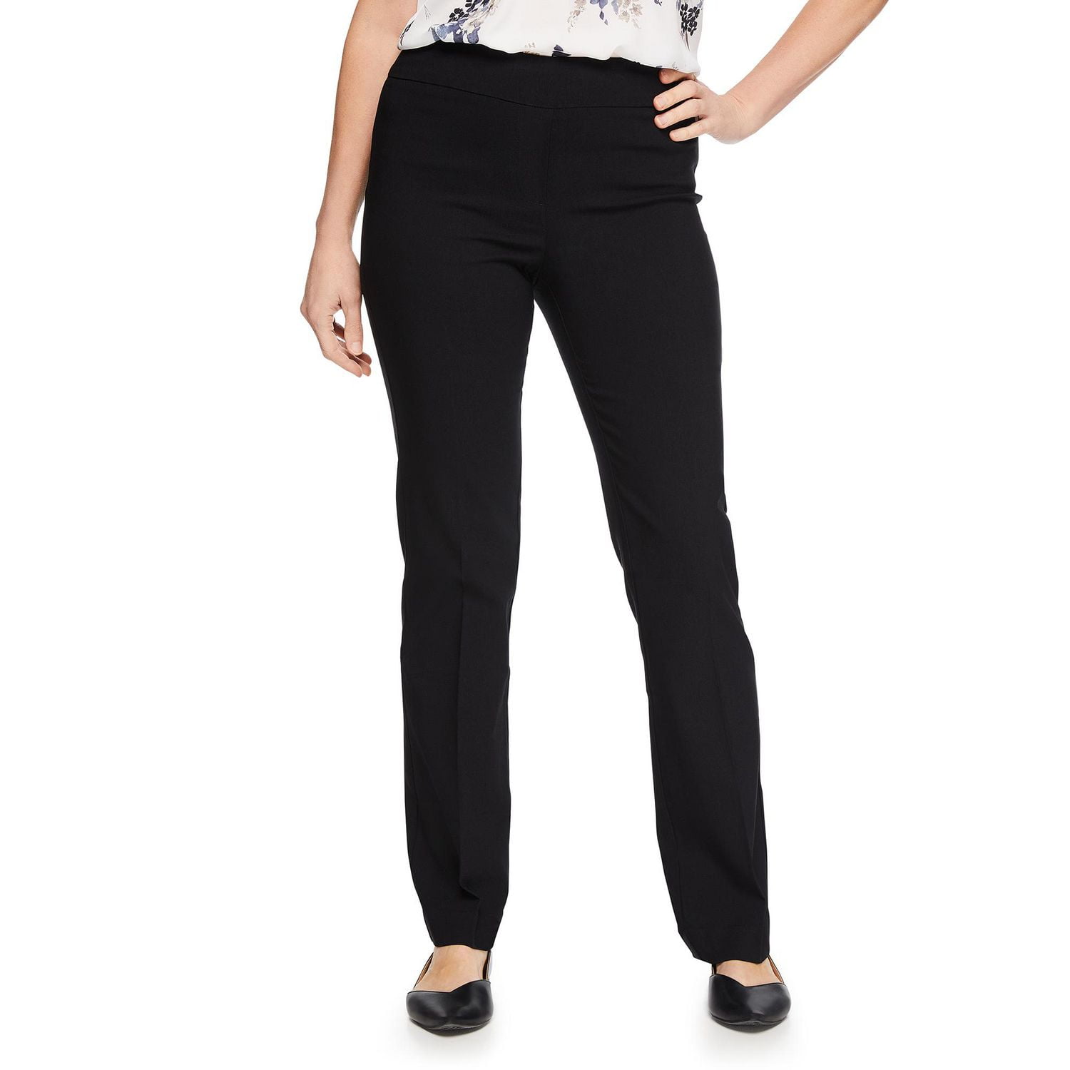 Iyla Petite Women's Pull-On Straight Leg Pant, Sizes 2P-18P - Walmart.ca