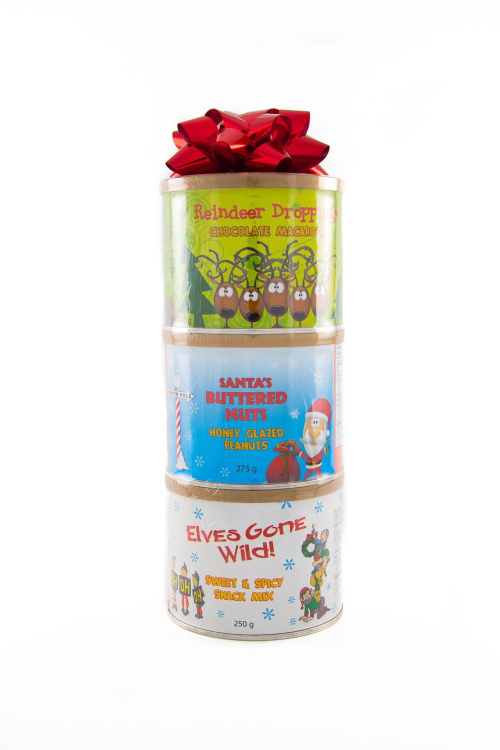 Santa's 3 Tin Gift Tower | Walmart Canada