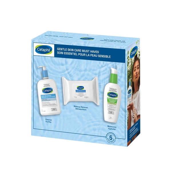 Cetaphil Gentle Skin Care Must Haves – 3 Piece Gift Set with Gentle ...