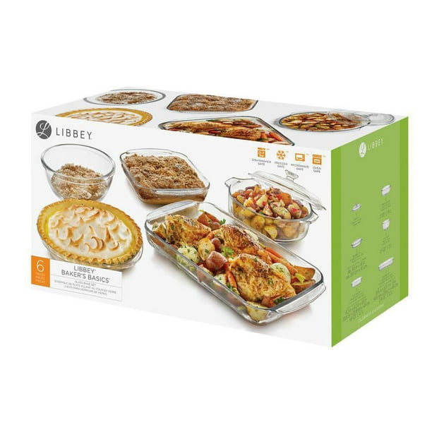 Libbey Glass Bakeware set/6, Assorted components - Walmart.ca
