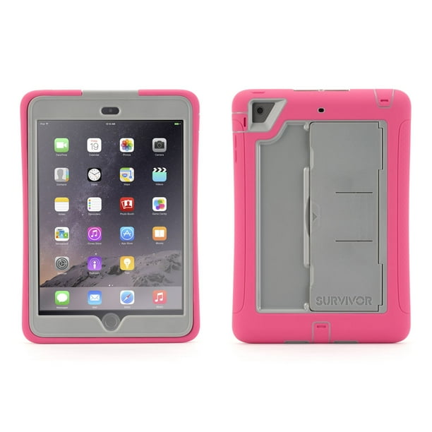 Griffin Survivor Slim Case + Stand for iPad Mini Series Pink Mineral ...
