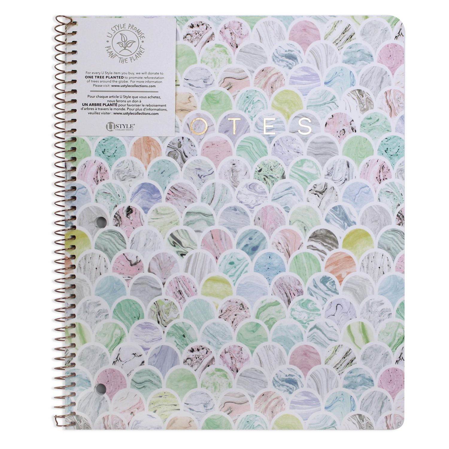 U Style New Horizons 1 Subject Notebook, 80 Sheets, College Rule ...