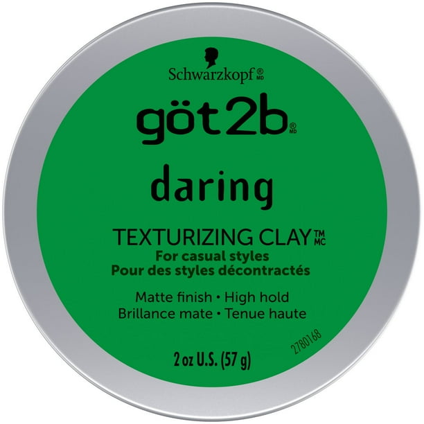 Schwarzkopf Göt2b Texturizing Clay Daring for Casual Styles 57 g, got2b ...