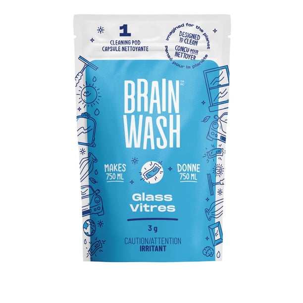 Brain Wash Glass Cleaner Refill Pod, 1 pod - Walmart.ca