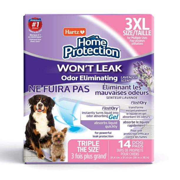 Hartz Home Protection Odour Eliminating Training Pads for Puppies and ...