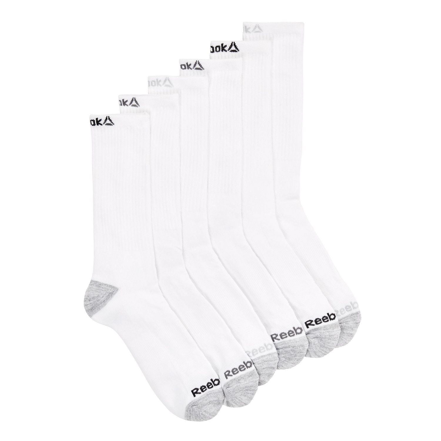 Reebok 6PK CREW SOCK, Size 6-12.5 - Walmart.ca