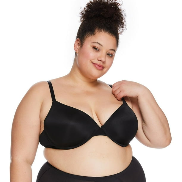 George Women's Plus Molded Microfibre T-Shirt Bra, Sizes 38C-42DD ...