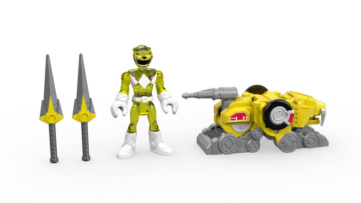 Fisher-Price Imaginext Power Rangers Battle Armor Yellow Ranger ...