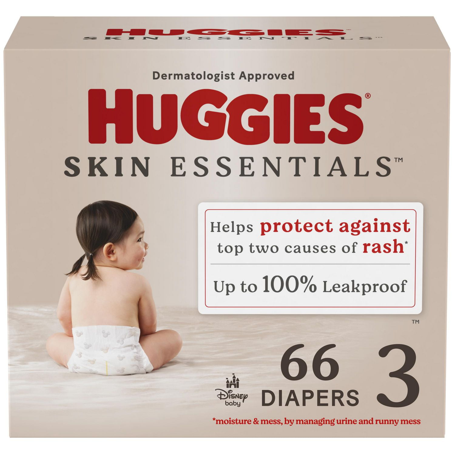 Huggies Skin Essentials Baby Diapers, Size NB-6, 84-42 Count, Size NB-6 ...