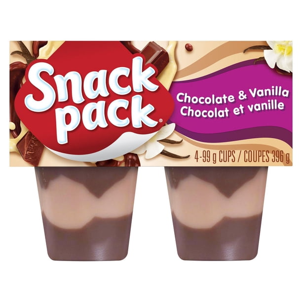 Snack Pack® Chocolate And Vanilla Pudding Cups - Walmart.ca