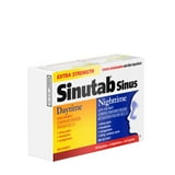 Sinutab Extra Strength Sinus Caplets, Daytime & Nighttime, Convenience ...