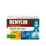 Benylin Extra Strength All-In-One Cold, Flu & Cough Caplets, Day ...
