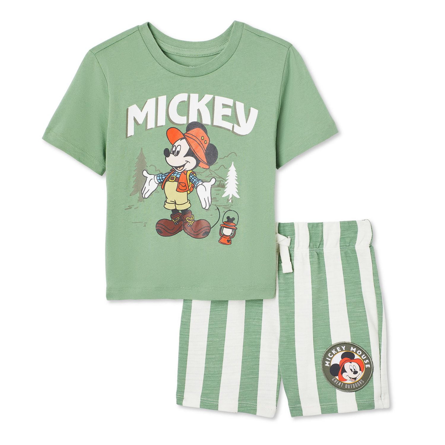 Disney Toddler Boys' Mickey Mouse Short 2-Piece Set, Sizes 2T-5T ...