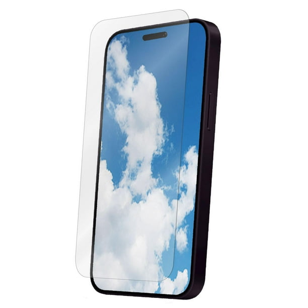 onn. Durable Corning Glass Screen Protector for iPhone 15 Pro and ...