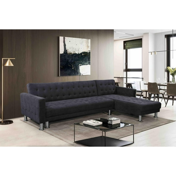Velago Attalens Adjustable Polyester Sectional Sleeper Sofa - Walmart.ca