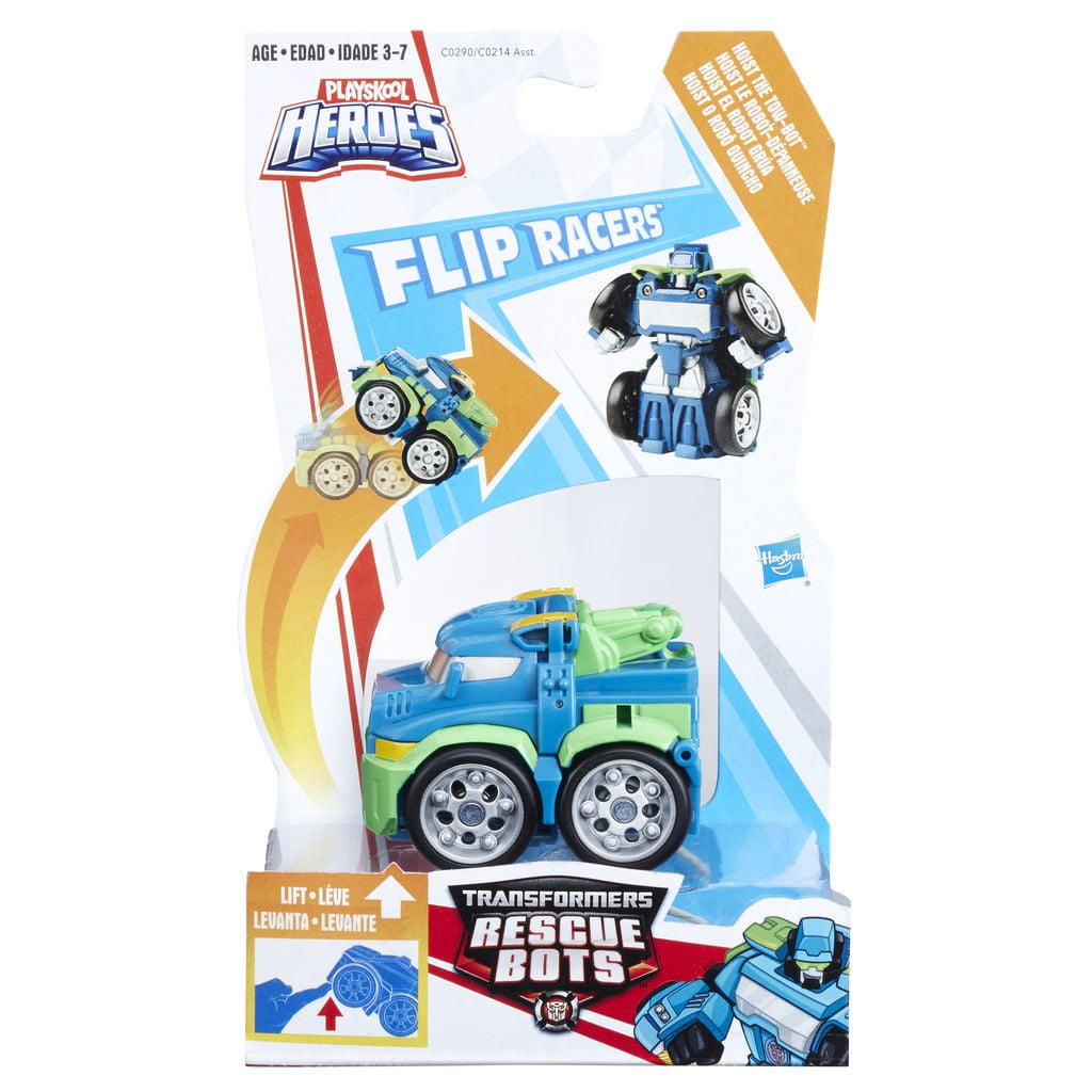 Playskool Heroes Transformers Rescue Bots Flip Racers Hoist the Tow-Bot ...