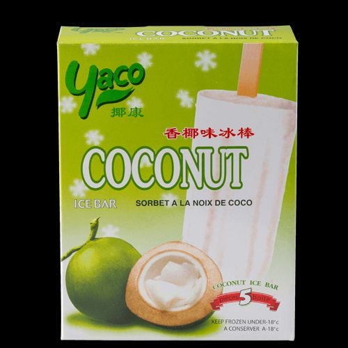 Yaco Frozen Ice Bar Coconut, 5 X 80g - Walmart.ca