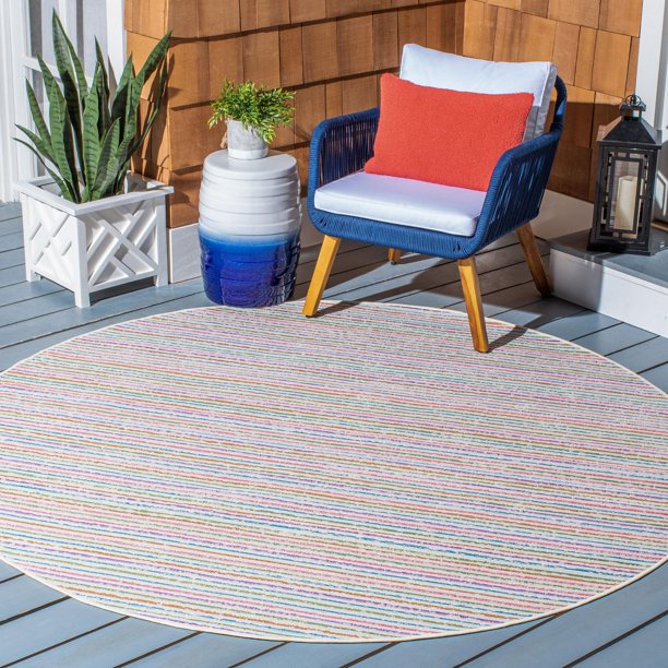 Safavieh Summer Tracy Striped Distressed Area Rug - Walmart.ca