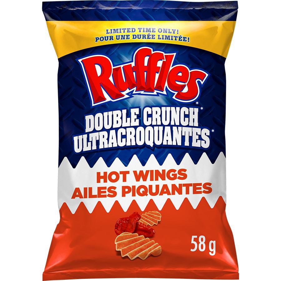 Ruffles Double Crunch Hot Wings Potato Chips | Walmart Canada