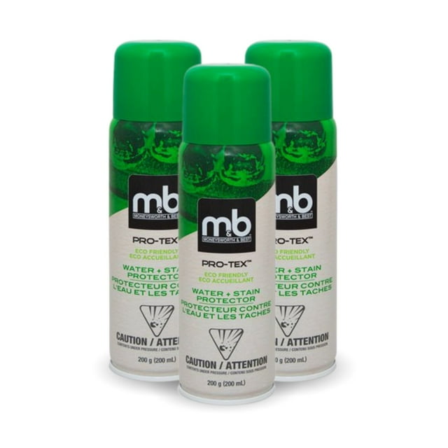 M&B PRO-TEX™ Eco-Friendly Water & Stain Protector 3PK - 200g/7oz, Year ...