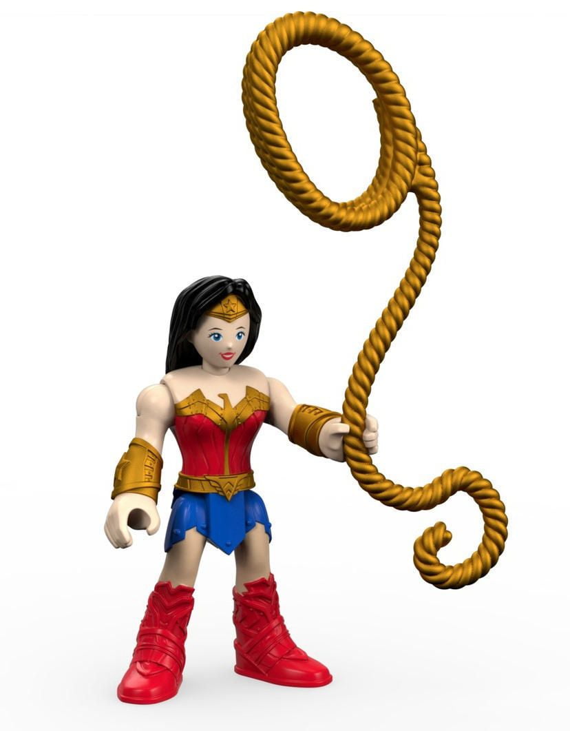 Imaginext Wonder Woman w Flight Suit Fisher Price DC Super Friends Figures Toy DRT59