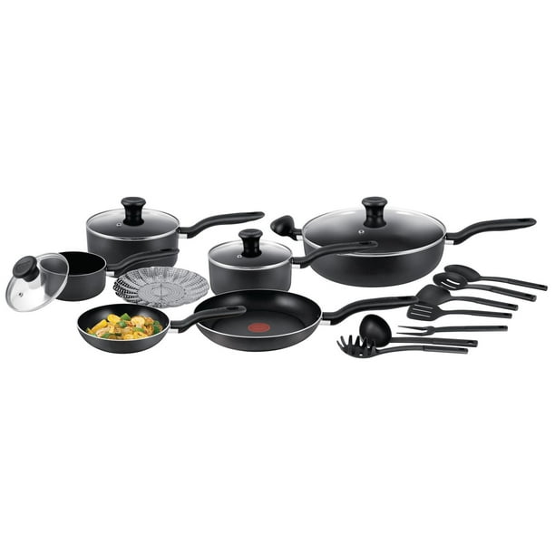 T-fal Simply Cook 18-Piece Non-Stick Aluminum Cookware Set - Walmart.ca