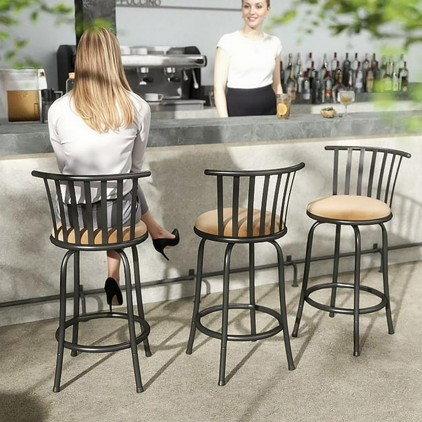 Homycasa Bar Stools Counter Stools for Kitchen Island Dining Room with ...